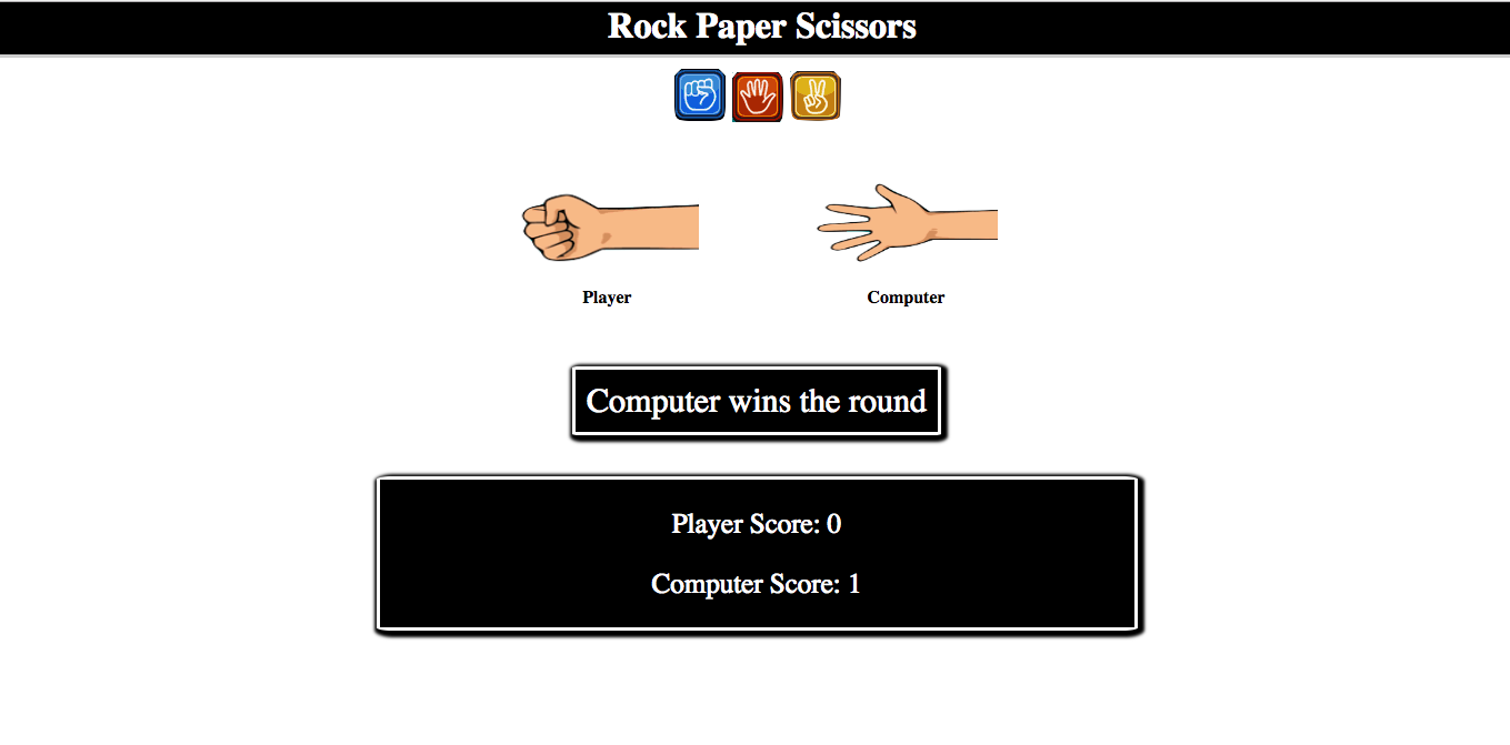 GitHub - iorme1/rock-paper-scissors: local single player only rock paper scissors game