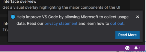 Allow Extensions to Reuse the Telemetry Collection Dialog · Issue #49638 · microsoft/vscode · GitHub