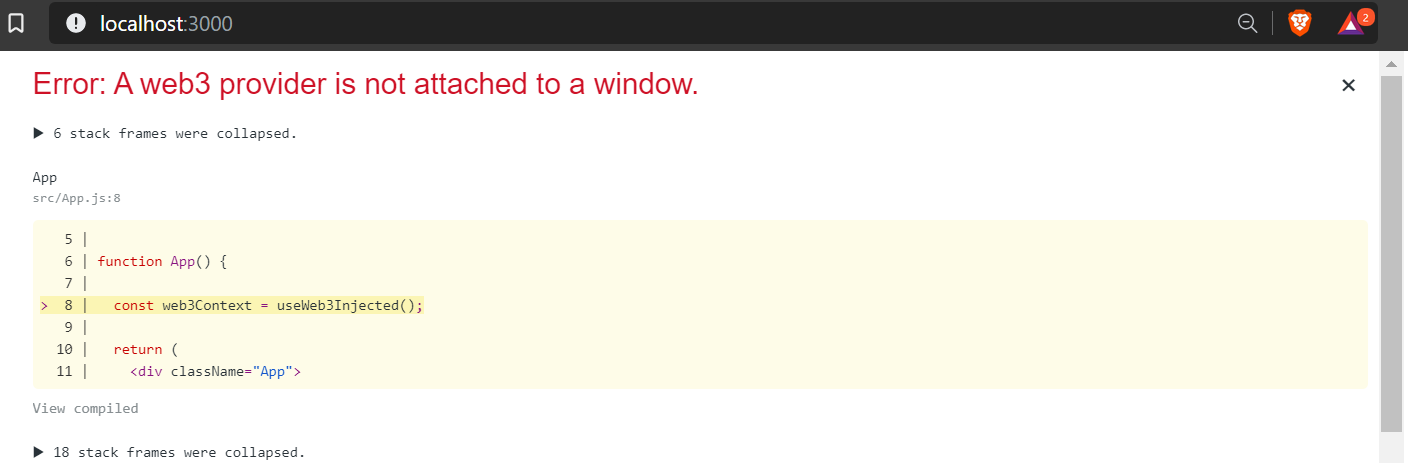Error: A web3 provider is not attached to a window. · Issue #16 · OpenZeppelin/openzeppelin ...