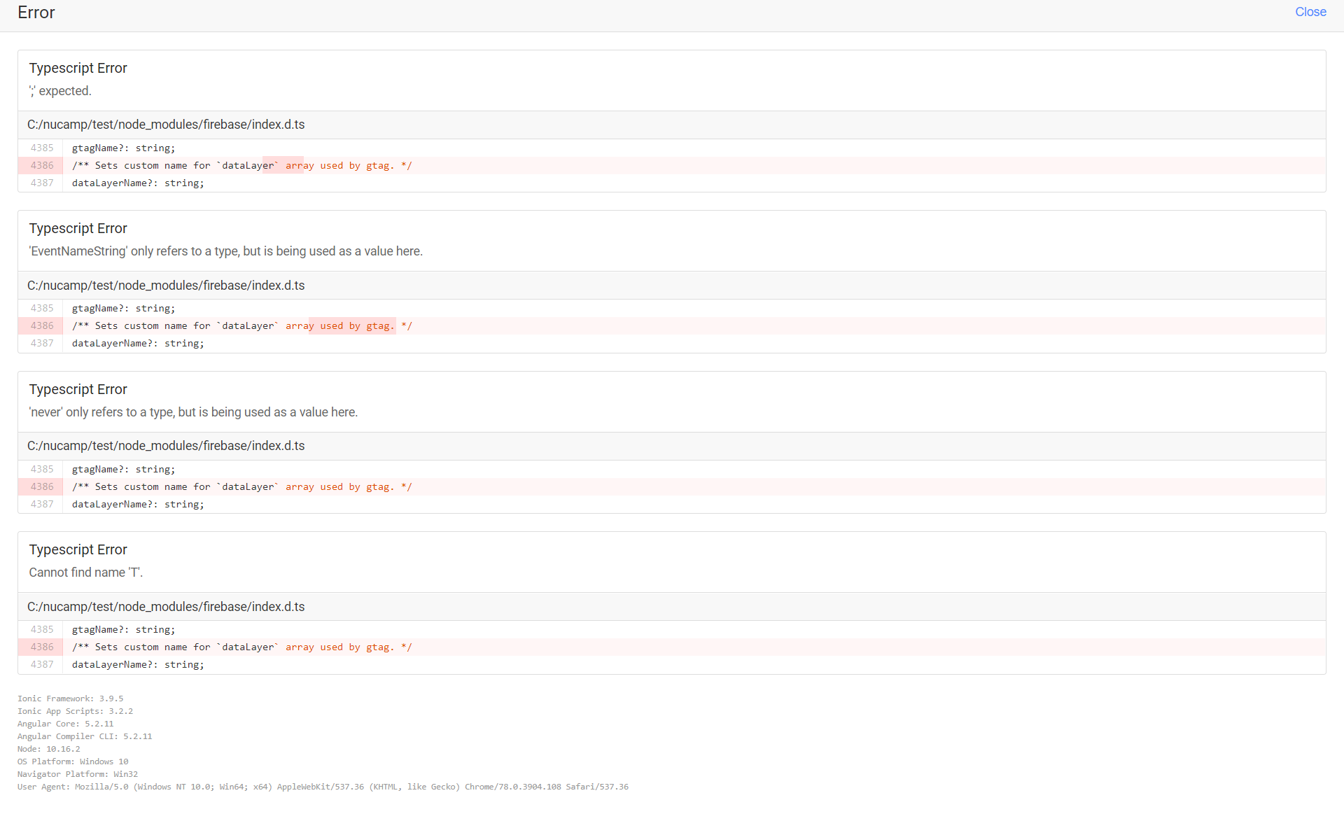 Firebase not transpiling since version 6.2.2 with Ionic 3 / Angular 5 · Issue #2392 · firebase ...