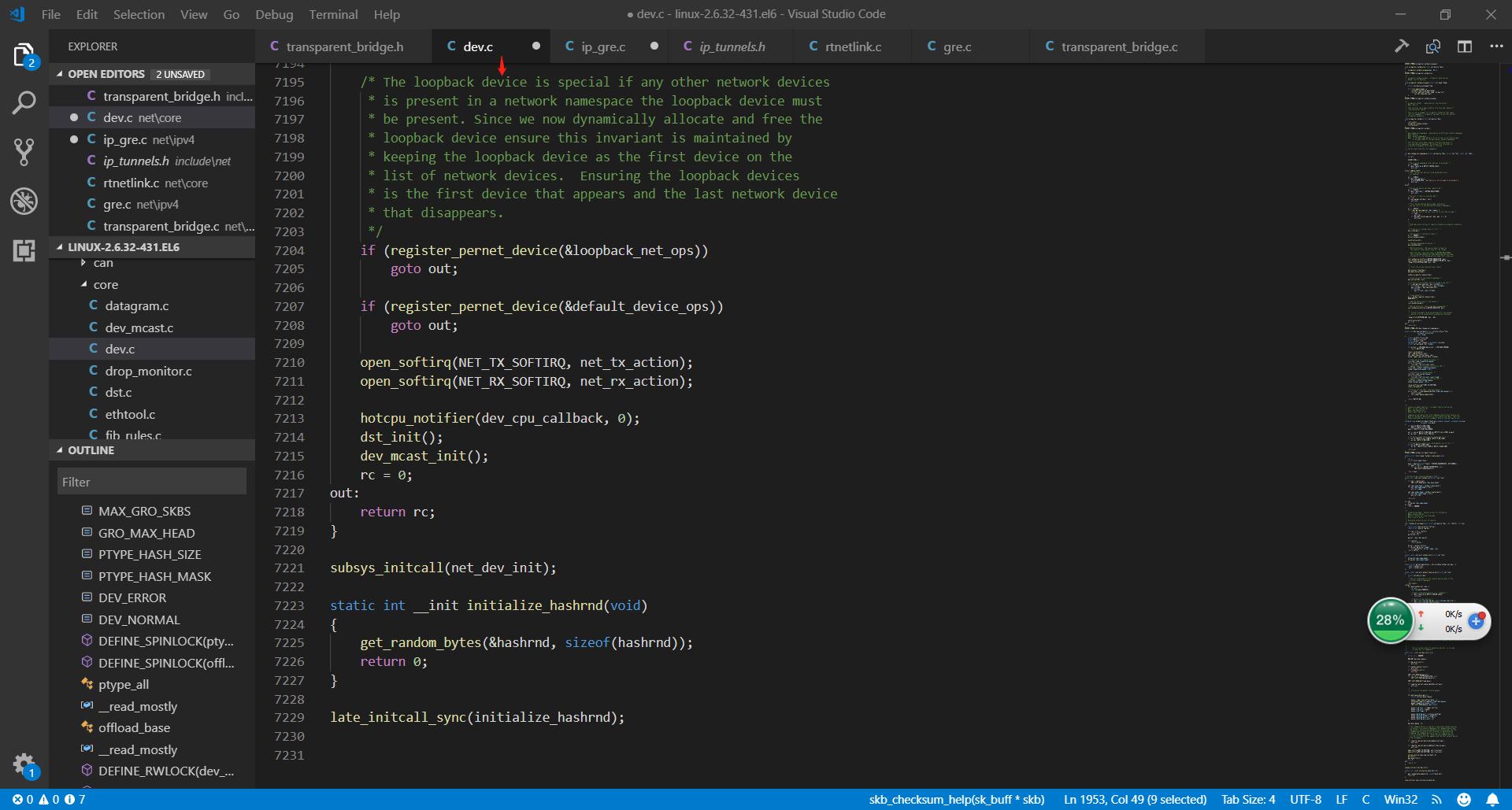 opened-file's content overlaps with vscode · Issue #65185 · microsoft/vscode · GitHub