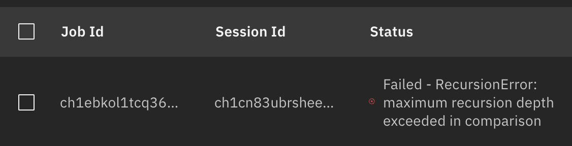 No Error Message From Provider But On Iqp · Issue 811 · Qiskitqiskit Ibm Runtime · Github