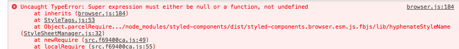 V1103 Typeerror Super Expression Must Either Be Null Or A Function Not Undefined · Issue 