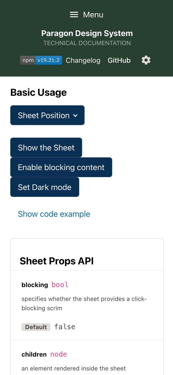 Ensure component pages are responsive on the docs site · Issue #1305 · openedx/paragon · GitHub