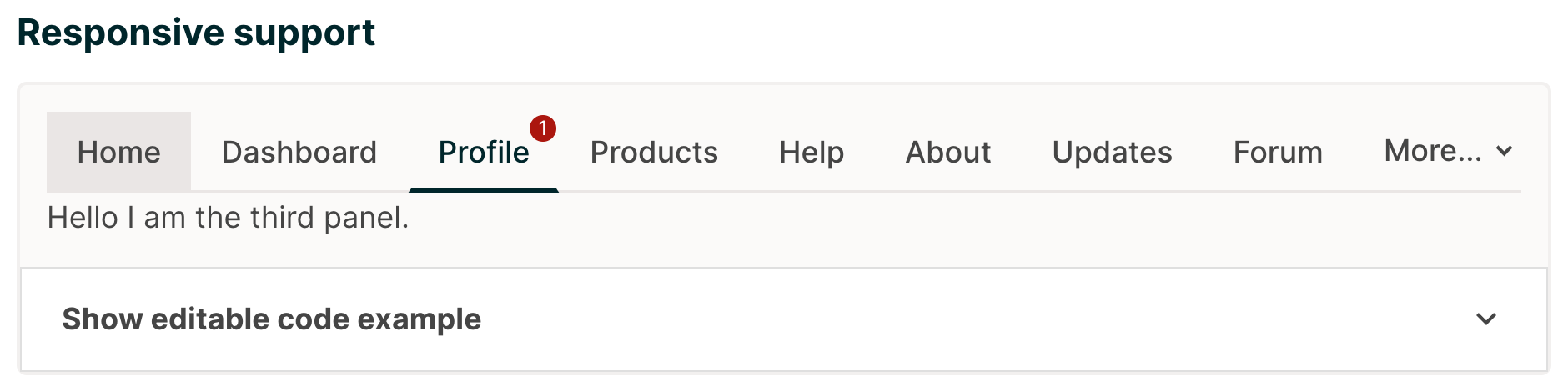Tabs "More..." dropdown seems to expand beyond `Tabs` bottom border · Issue #2445 · openedx ...