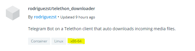 Docker Hub Not Using Manifest File To List Supported Architectures