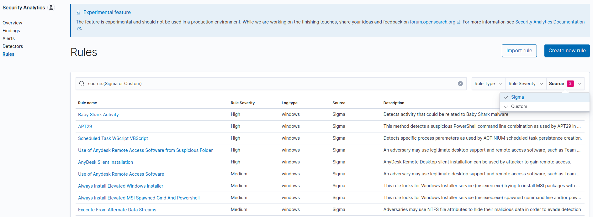 [FEATURE] Rules table | Change filter dropdown option to multiselect with OR condition · Issue ...