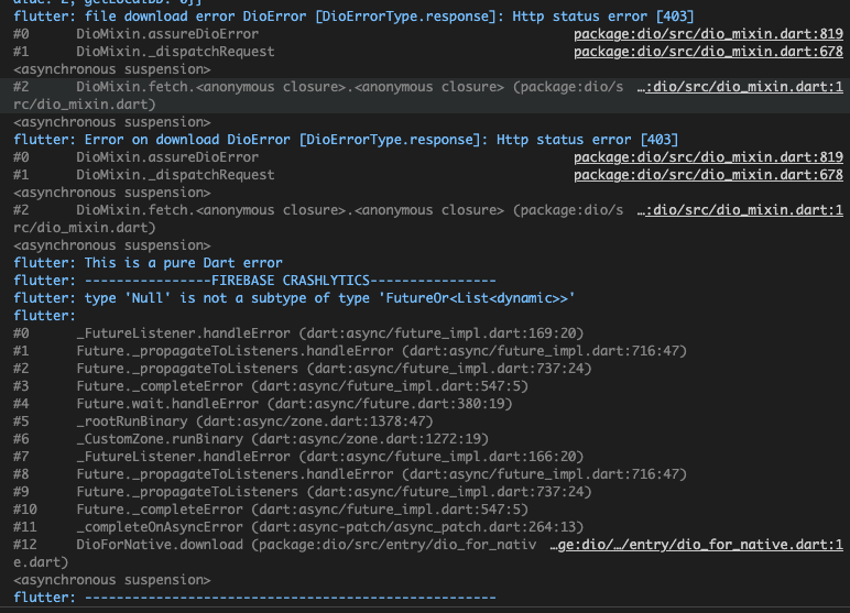 type 'Null' is not a subtype of type 'FutureOr ' in dio 4.0.0 · Issue #1150 · cfug/dio · GitHub
