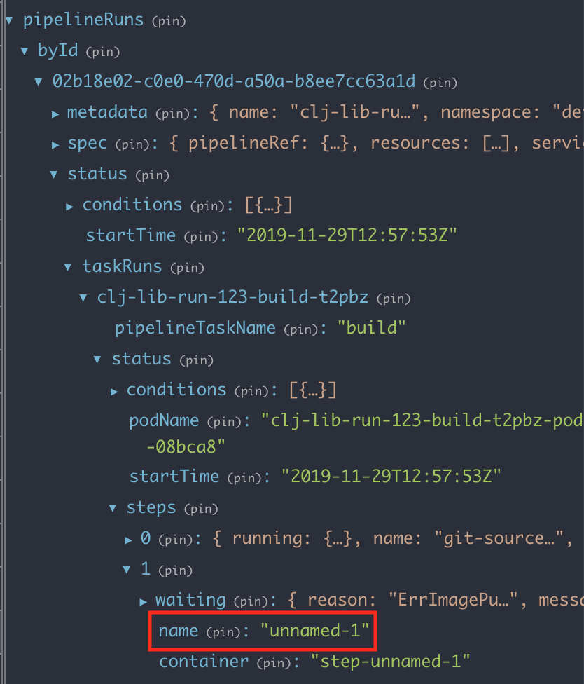 Dashboard doesn't show details/logs of runs if no step names are provided · Issue #709 ...