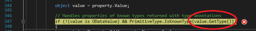 Error When Materializing An Open Entity Type When A Dynamic Property Is Returned With A Value Of