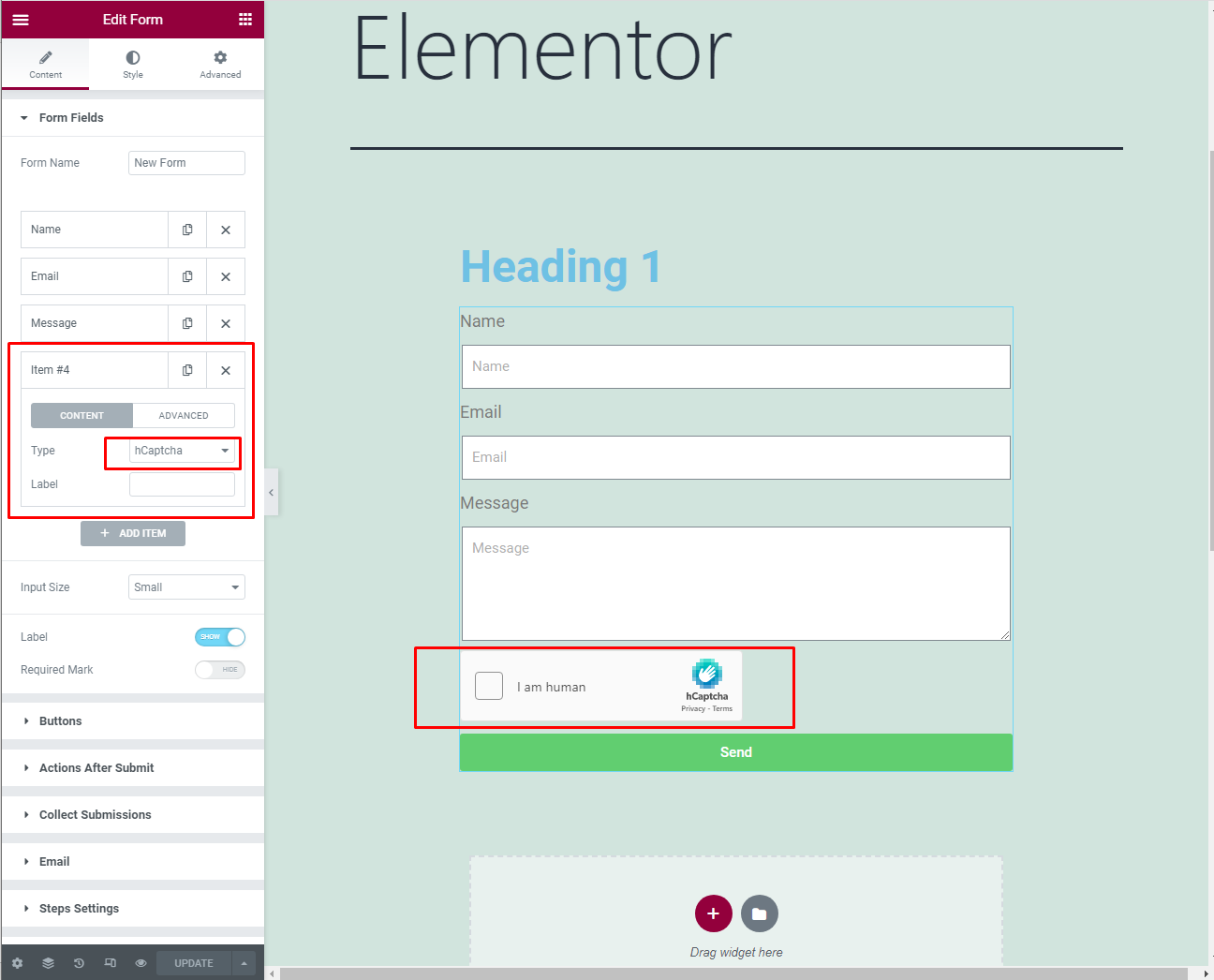 Hcaptcha Corrupts Elementor Pro · Issue 115 · Hcaptchahcaptcha