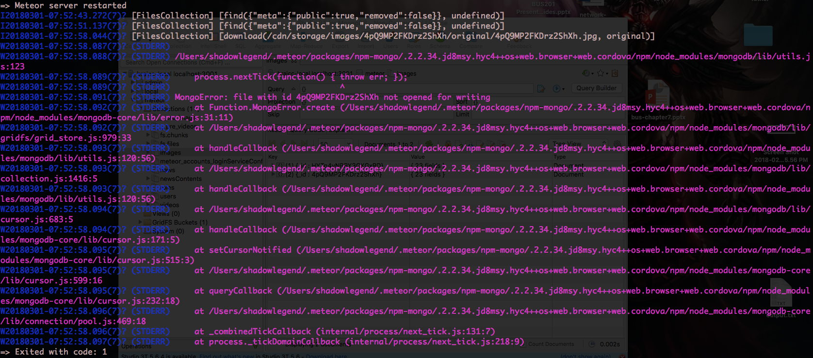 MongoError: file with id xxx not opened for writing · Issue #584 · veliovgroup/Meteor-Files · GitHub