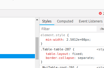 TableEditColumn fixed width messes with table min-width · Issue #1818 · DevExpress/devextreme ...