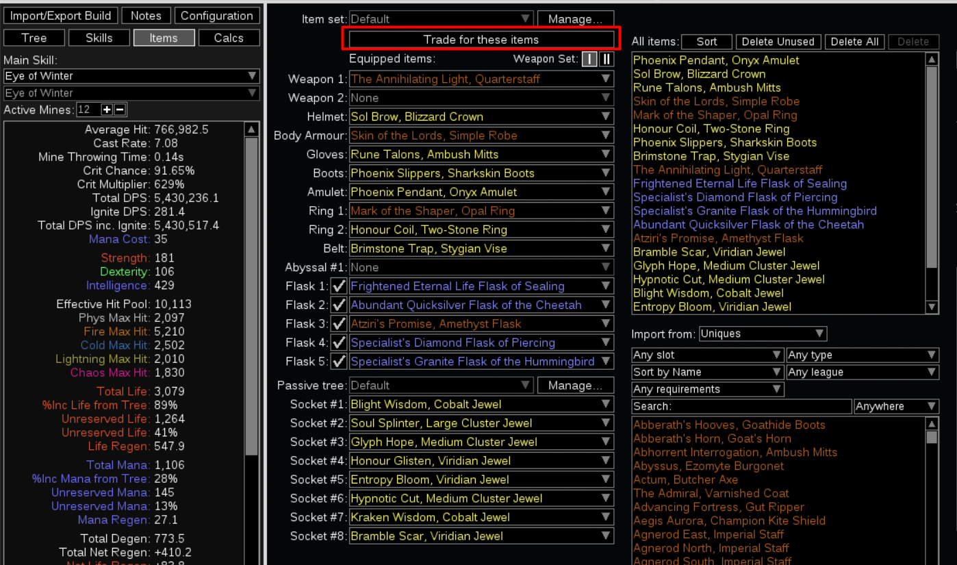 Error in Build Pricer · Issue #5024 · PathOfBuildingCommunity/PathOfBuilding · GitHub