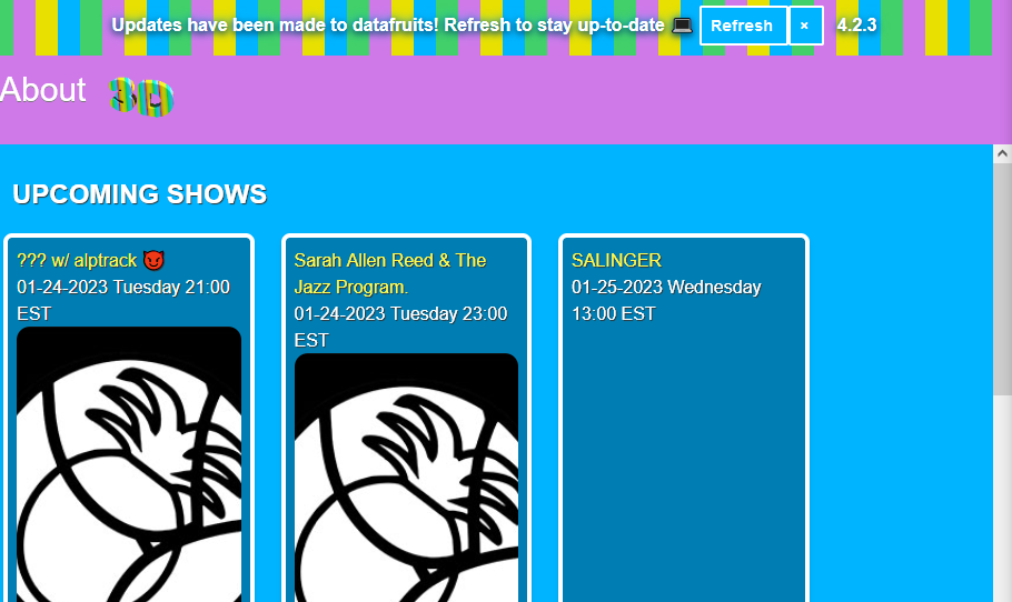 improve css for new version update · Issue #1058 · datafruits/datafruits · GitHub