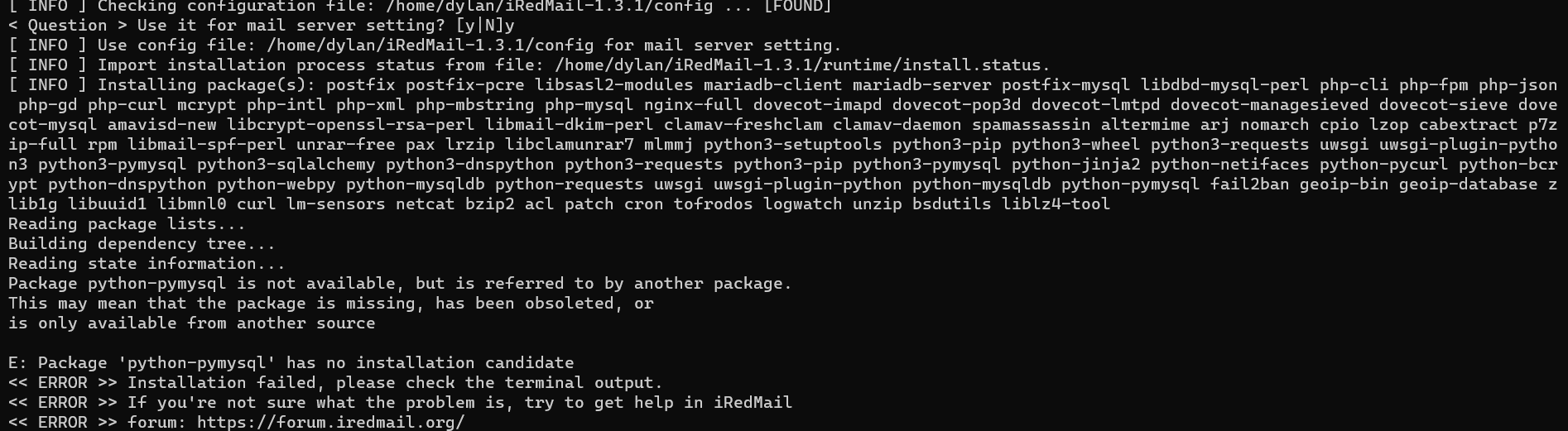Install-issue · Issue #78 · iredmail/iRedMail · GitHub