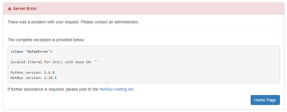 Error In Bulk Editing Service Table · Issue 5718 · Netbox Communitynetbox · Github 