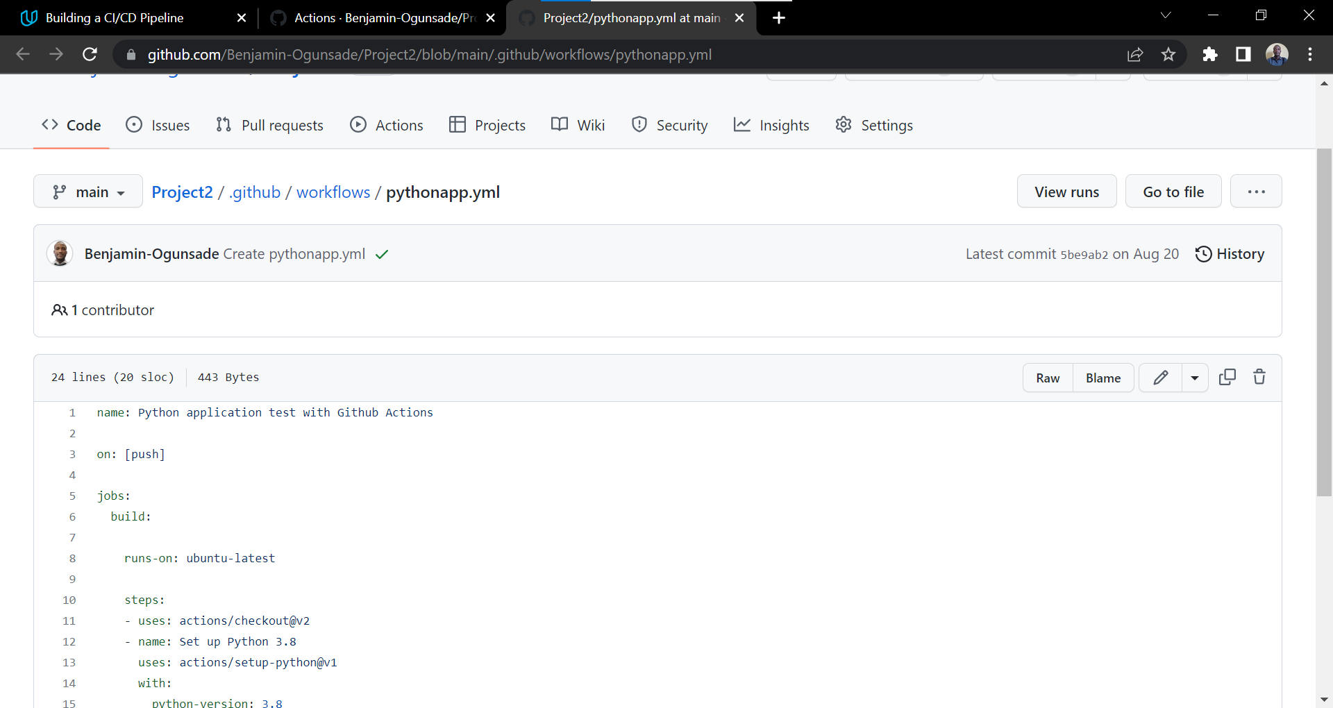 GitHub - Benjamin-Ogunsade/Agile-Development-with-Azure-Building-a-CI ...