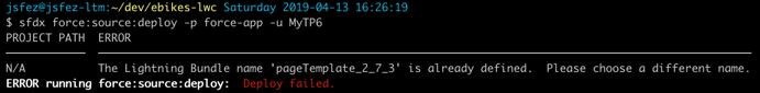 Error During `sfdx Force Source Deploy P Force App U {org}` · Issue 41 · Trailheadapps