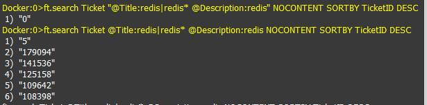 RediSearch - FT.SEARCH with Field Modifiers or INFIELDS option · Issue #86 · RediSearch ...