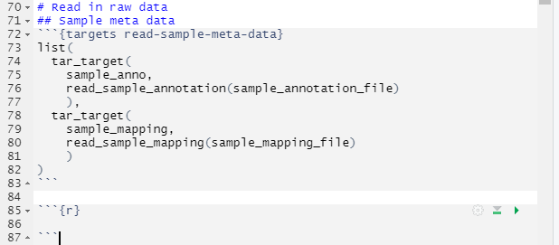 "knitr buttons missing" in targets chunks · Issue #706 · ropensci/targets · GitHub