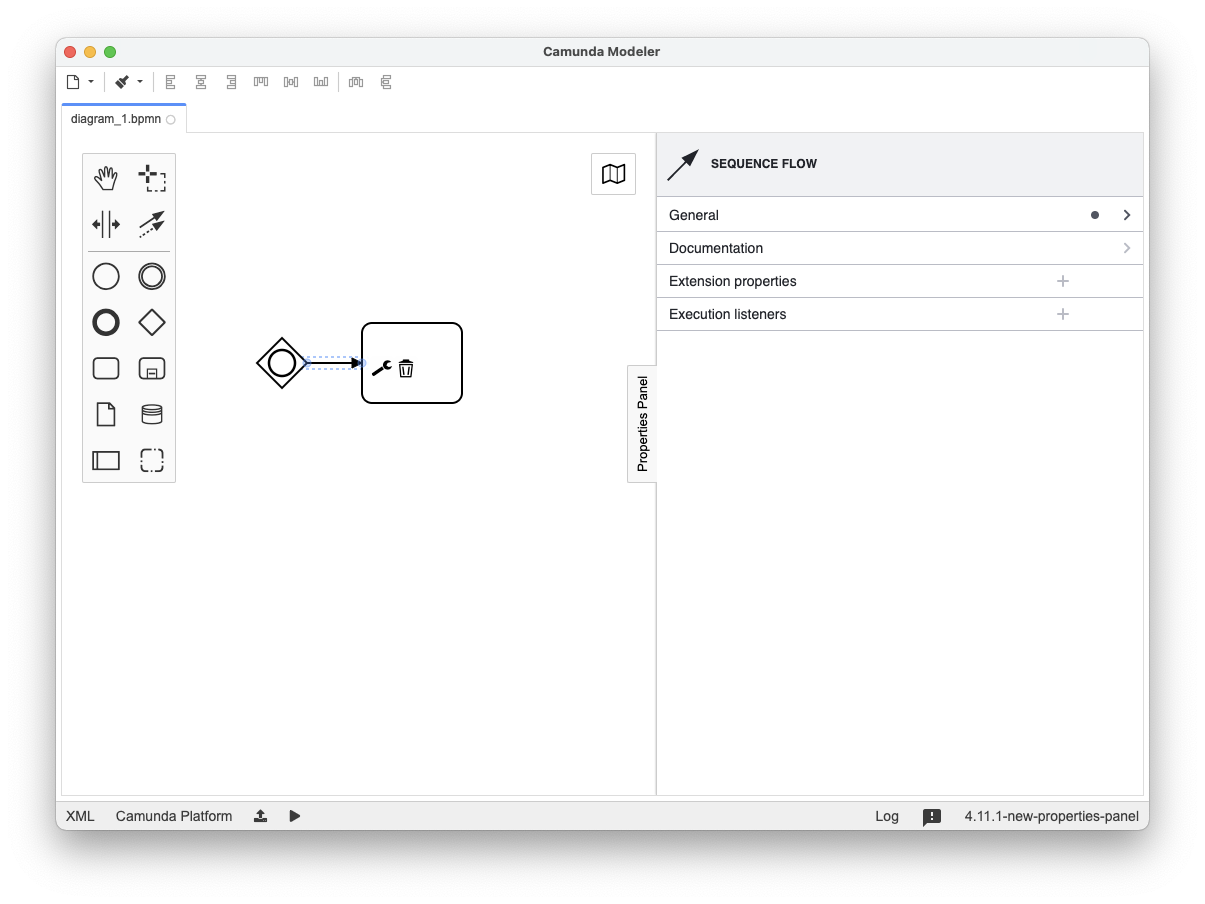 I cannot set condition on a sequence flow outgoing from inclusive ...