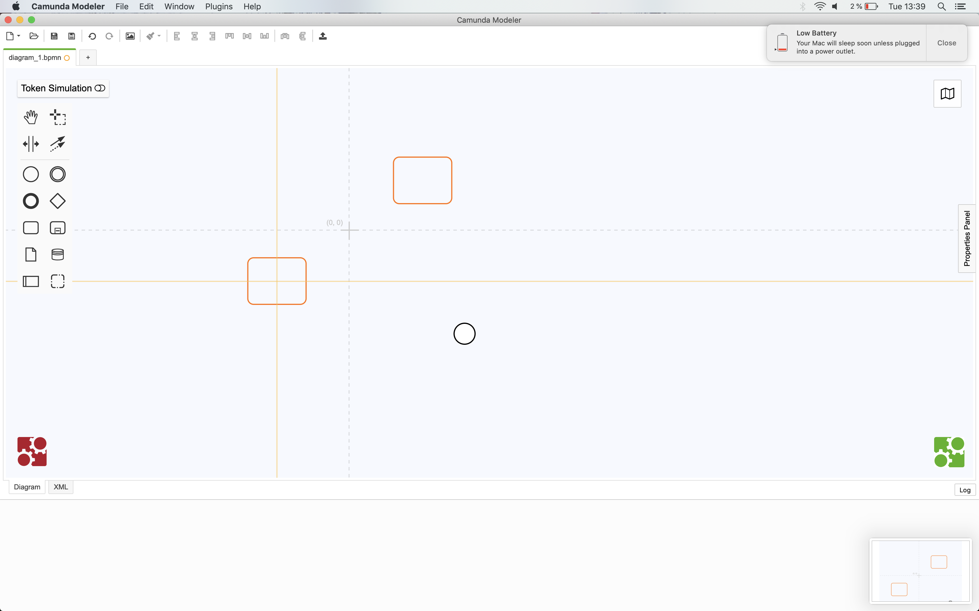 Confusing snap lines shown on multi-element create · Issue #1165 · bpmn ...