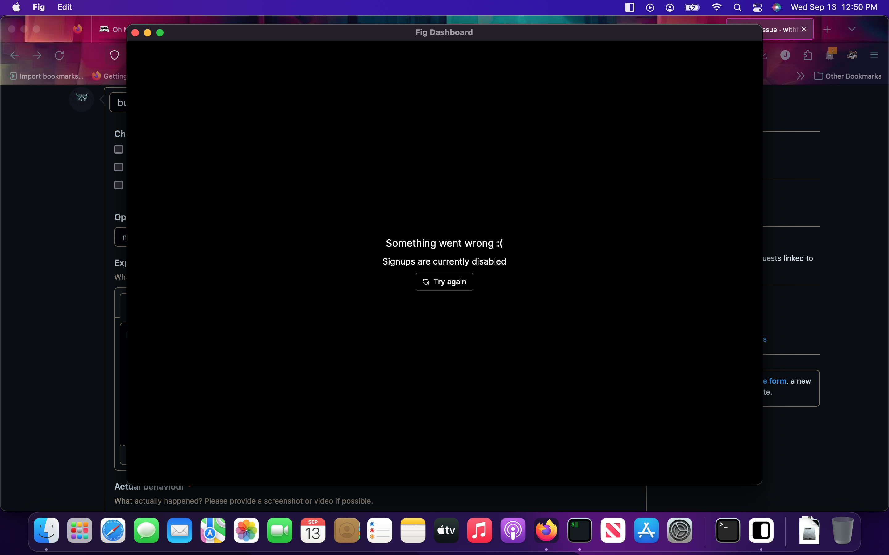 bug: · Issue #2731 · withfig/fig · GitHub