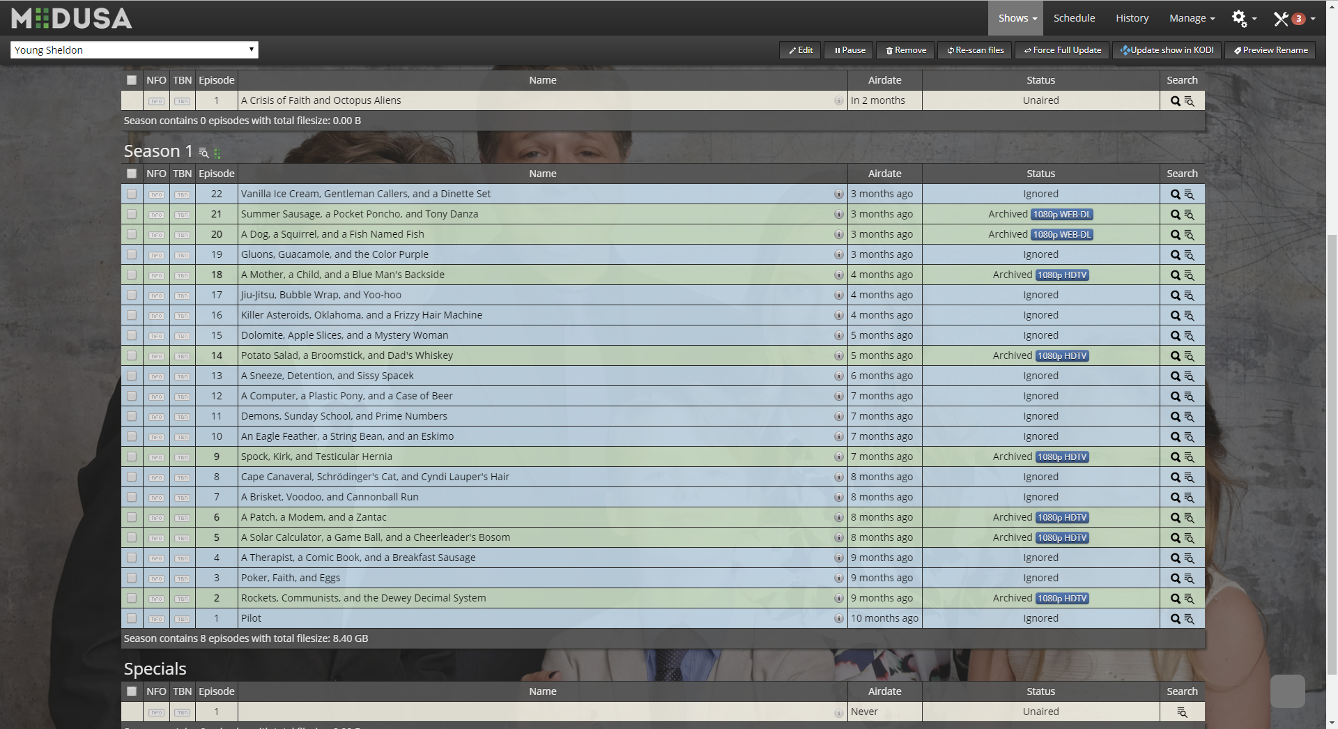 Medusa not detecting existing files · Issue #4824 · pymedusa/Medusa · GitHub