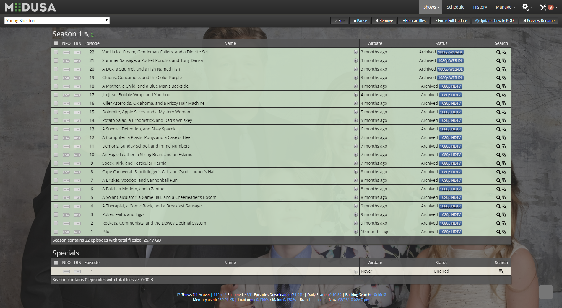 Medusa not detecting existing files · Issue #4824 · pymedusa/Medusa · GitHub