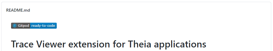 Open Gitpod in new tab from README · Issue #200 · eclipse-cdt-cloud/theia-trace-extension · GitHub