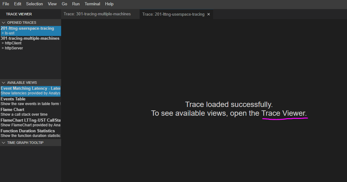 Change "Trace Explorer view" to "Trace Viewer" · Issue #260 · eclipse-cdt-cloud/theia-trace ...