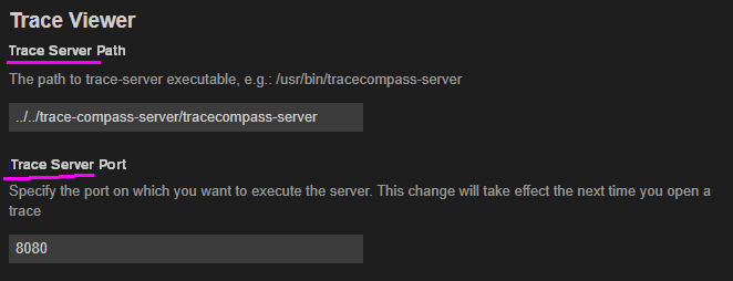 Clarify trace server settings labels · Issue #355 · eclipse-cdt-cloud/theia-trace-extension · GitHub