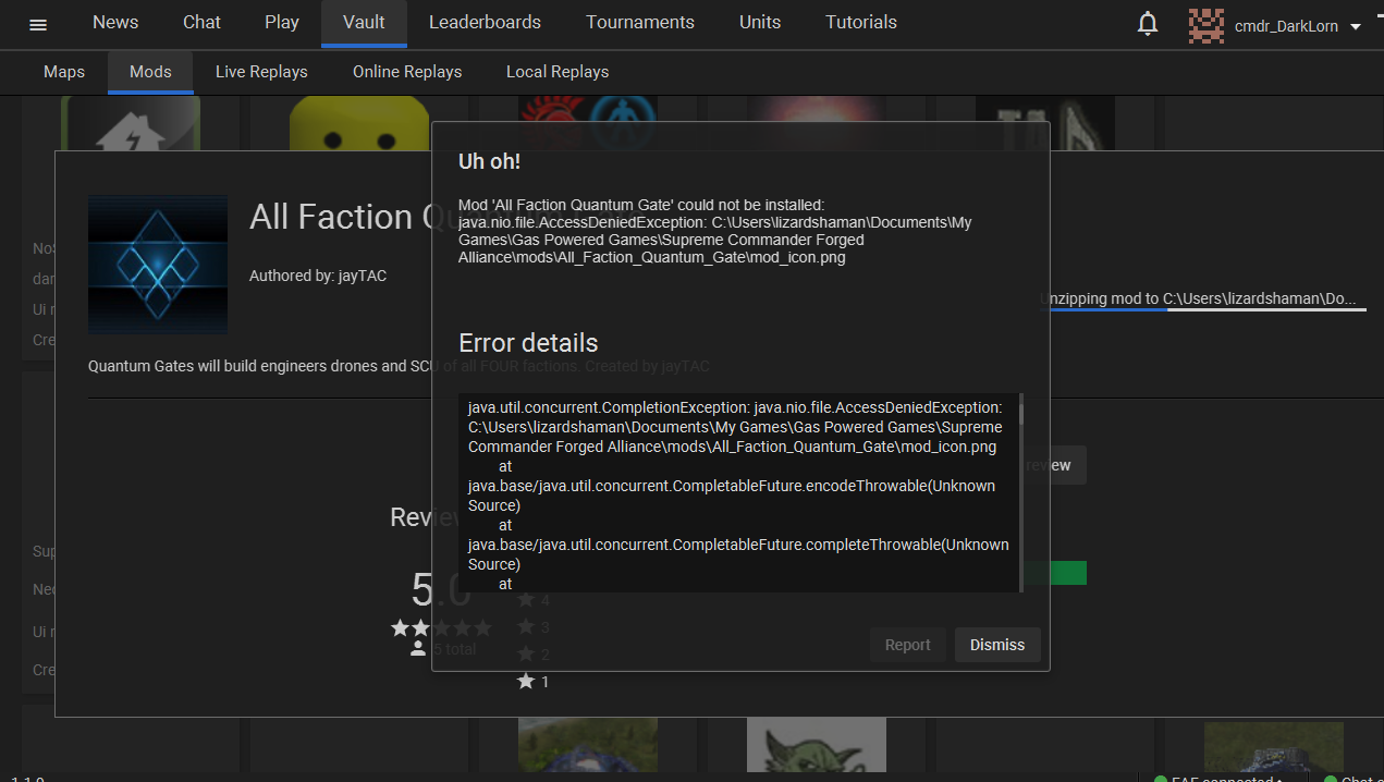 mod vault gives me this error when i try to download mods. · Issue #1847 · FAForever/downlords ...