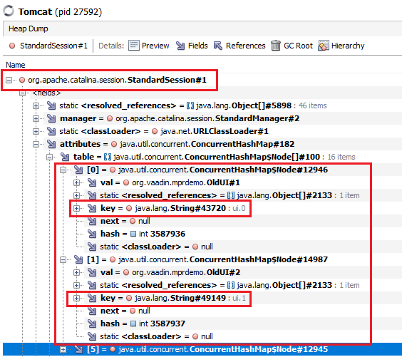 Possible memory leak with UIs stored in the session · Issue #106 · vaadin/multiplatform-runtime ...