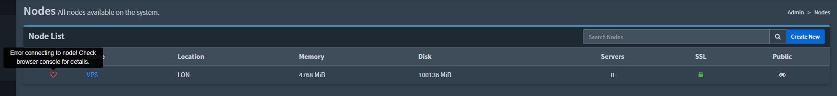Error connecting to node · Issue #418 · pterodactyl-installer/pterodactyl-installer · GitHub