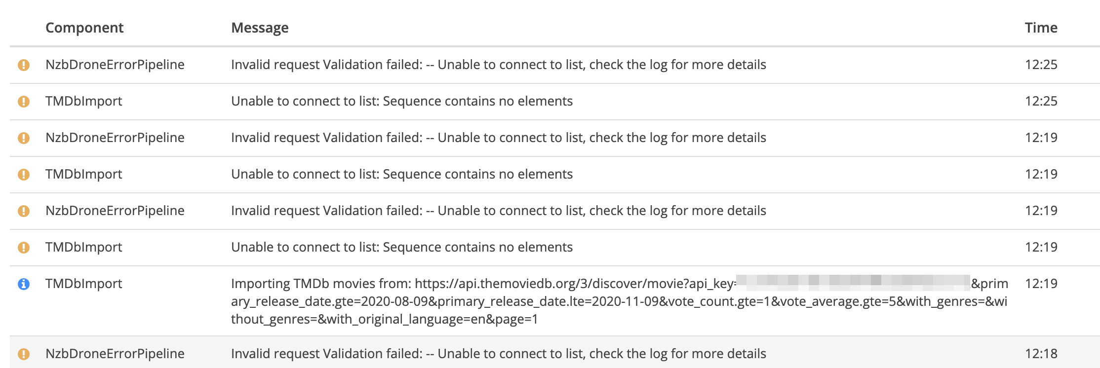 TMDB List Import Upcoming not working · Issue #4842 · Radarr/Radarr · GitHub