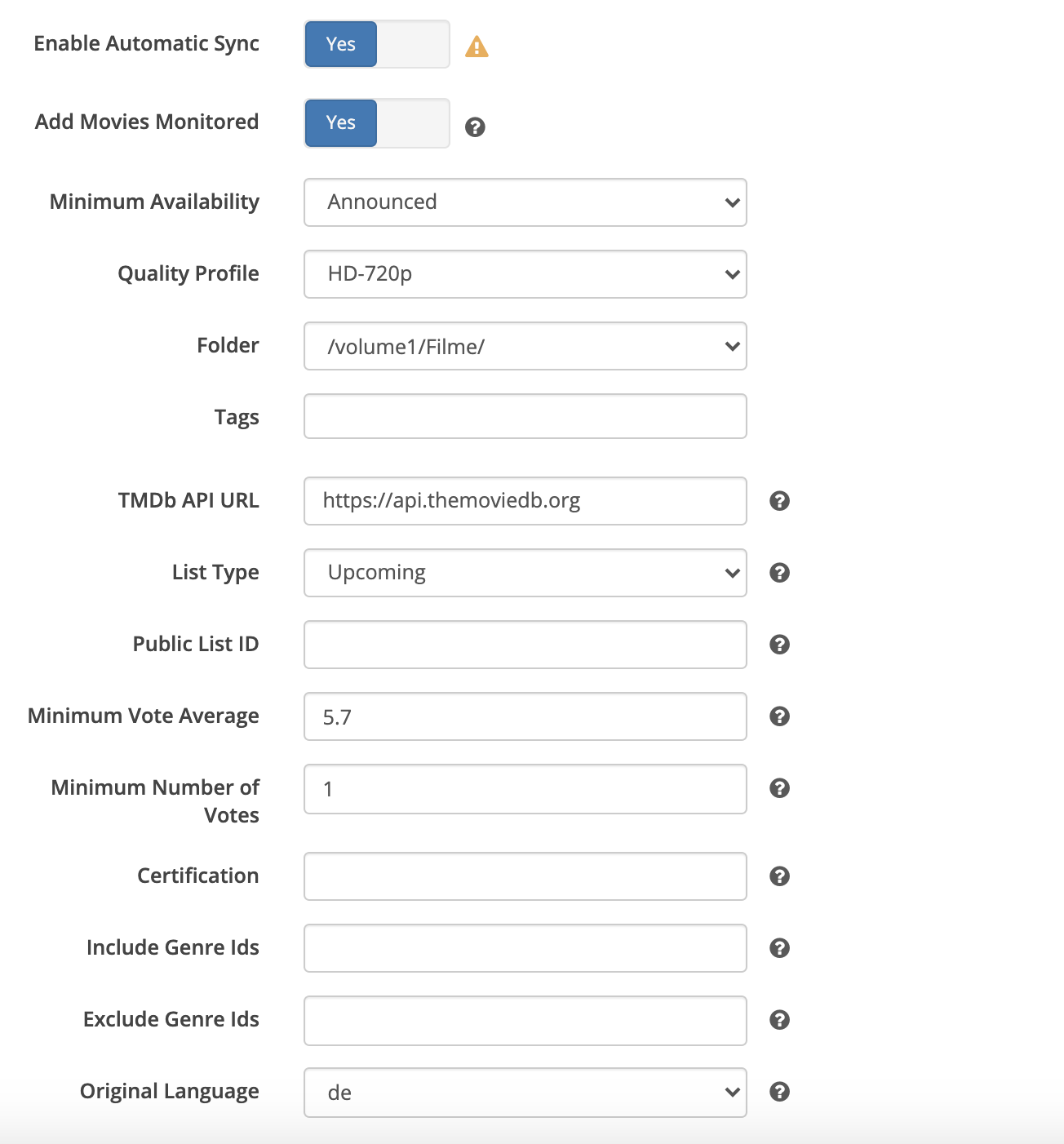 TMDB List Import Upcoming not working · Issue #4842 · Radarr/Radarr ...