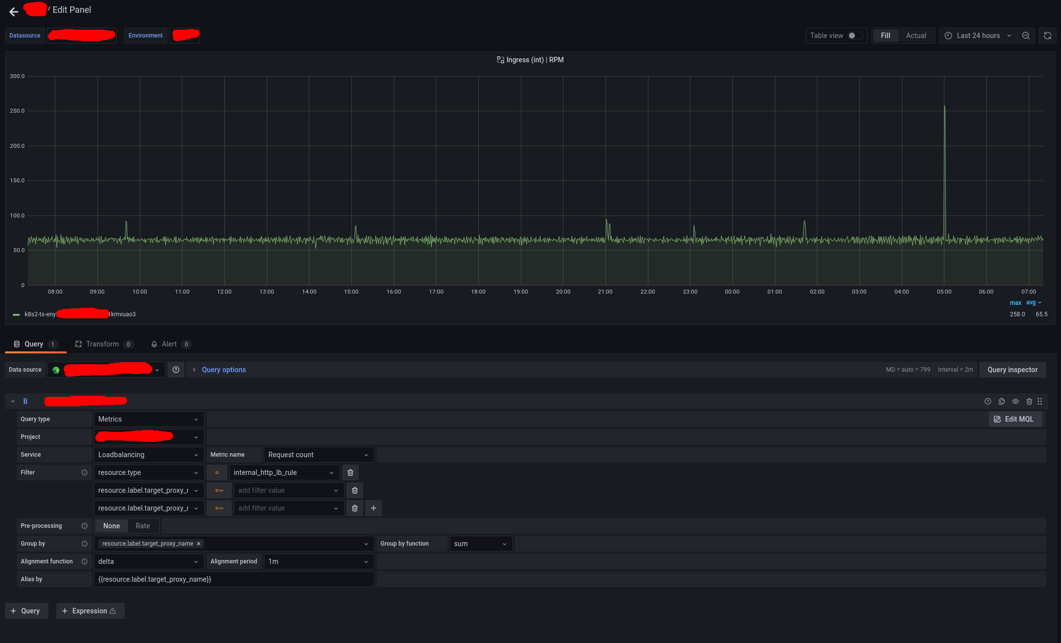 cloudmonitoring: filter section not working for loadbalancing metrics · Issue #36811 · grafana ...