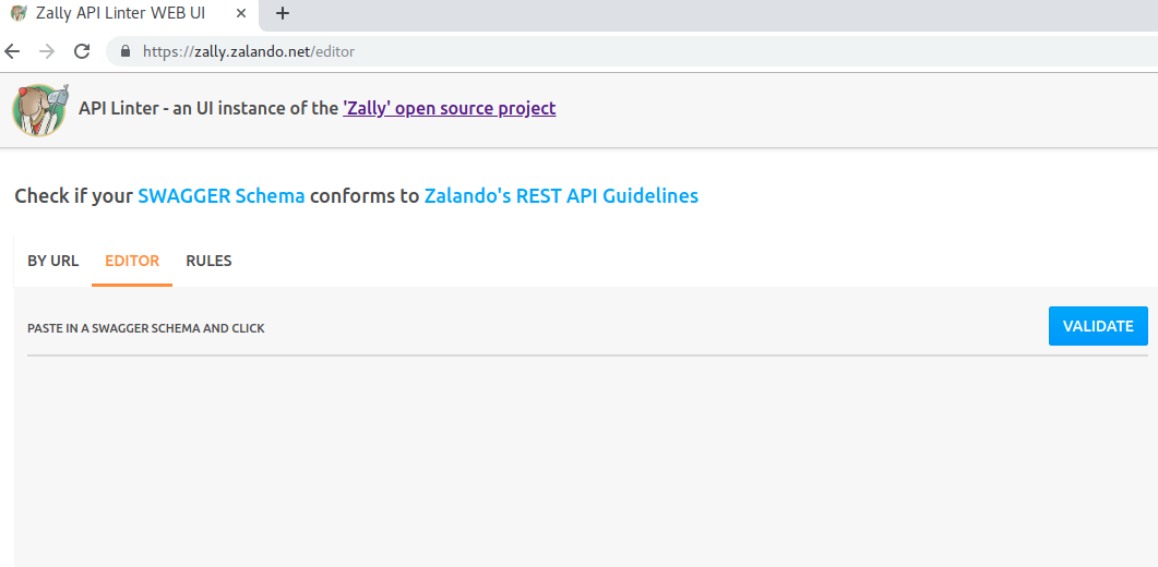 editor not working in chrome · Issue #985 · zalando/zally · GitHub