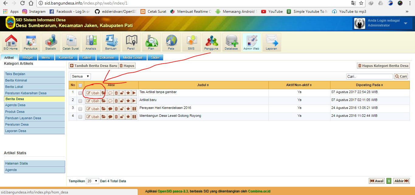 Bug: Artikel baru yang tidak bergambar seharusnya tidak berisi gambar ...