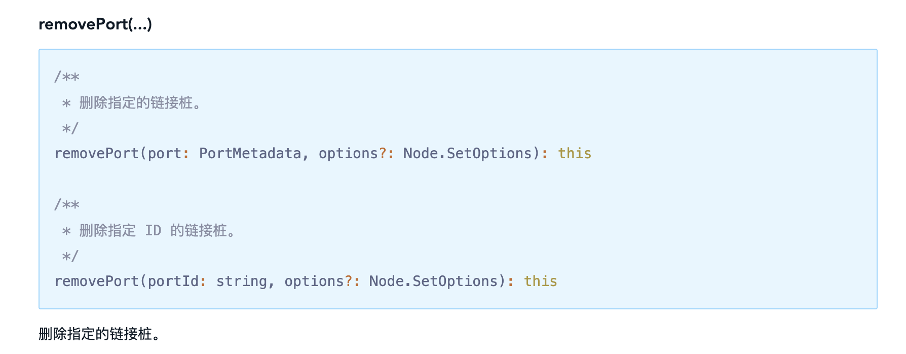 请问如何删除指定组别的连接桩？ · Issue #1623 · antvis/X6 · GitHub
