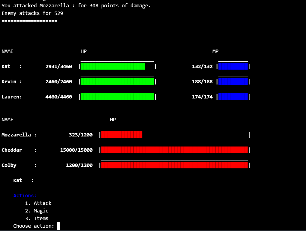 GitHub - victoria-field/RPG-Python-Cheese-battle