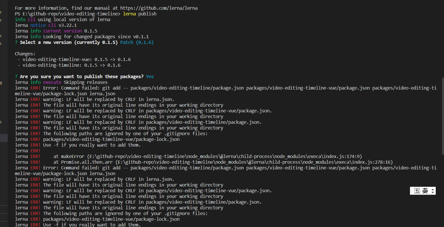 how to solve this error problem · Issue #2799 · lerna/lerna · GitHub