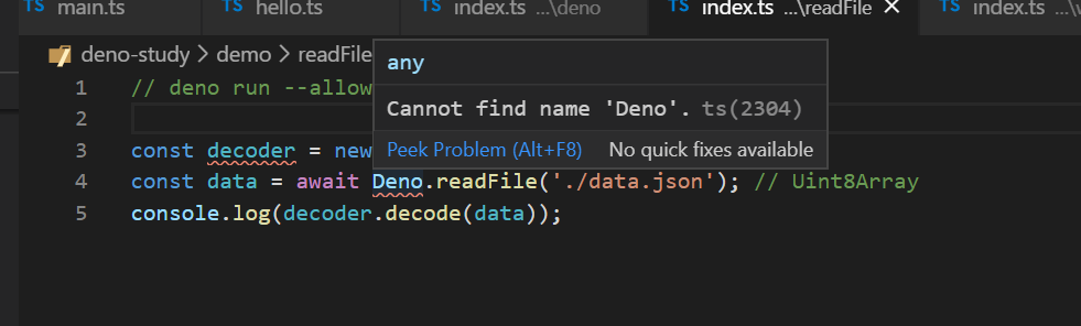 Installed Deno Support For Vscode But It Did Not Work · Issue 62 · Denolandvscodedeno · Github