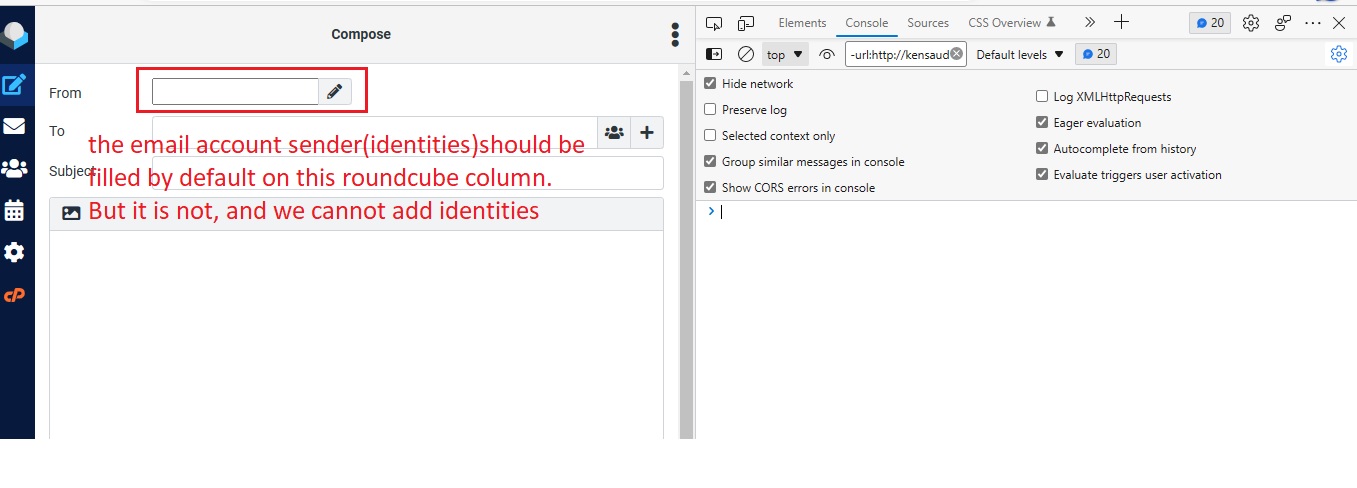 Identities issue when composing email · Issue #8970 · roundcube/roundcubemail · GitHub