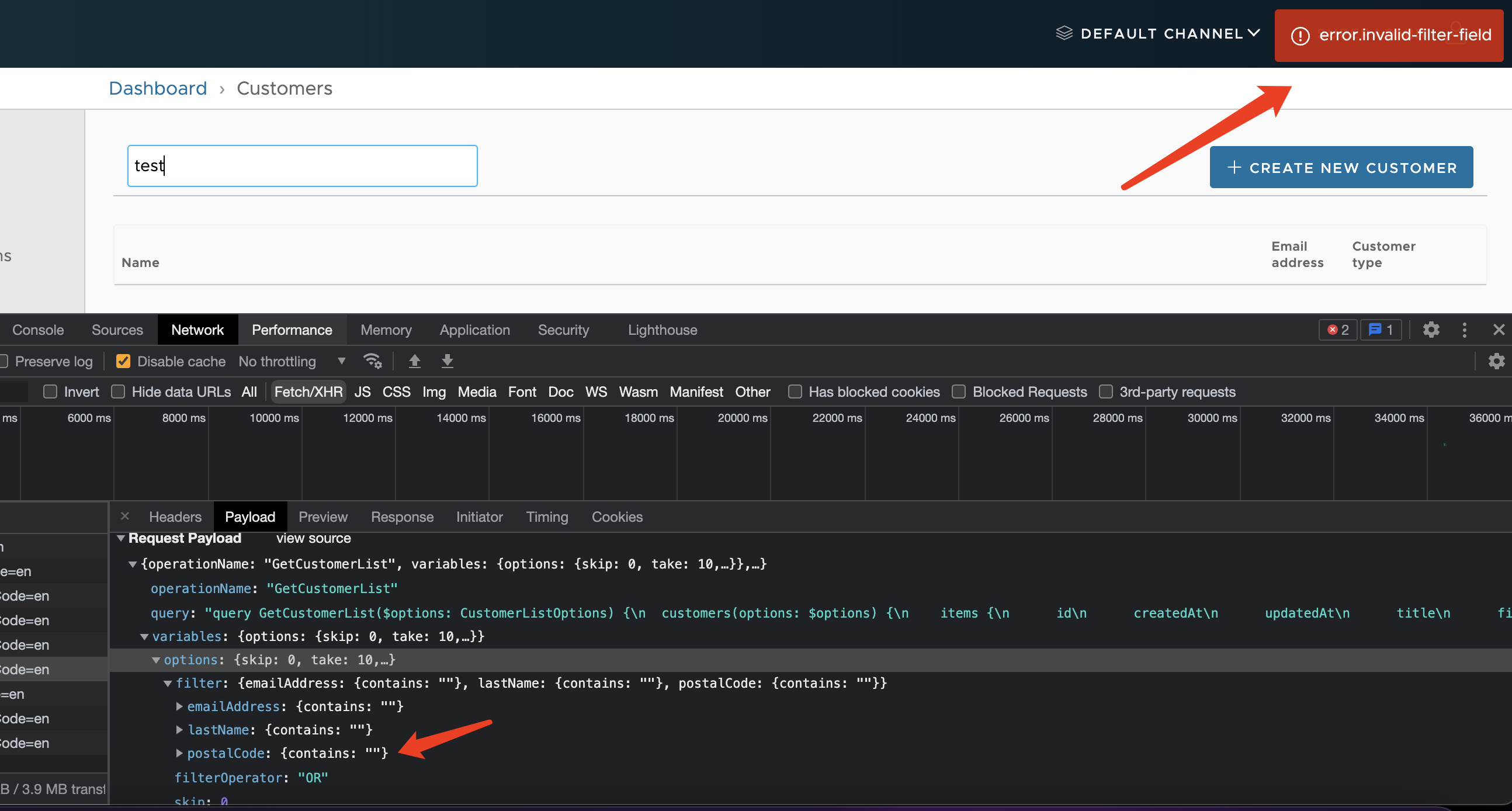 Admin customers list is broken while upgrade to 1.6 · Issue #1569 · vendure-ecommerce/vendure ...