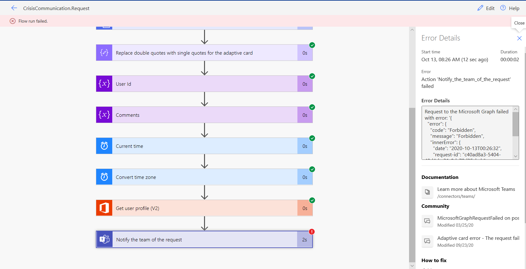 [BUG]: the MicrosoftGraphRequestFail Error · Issue #516 · microsoft/powerapps-tools · GitHub