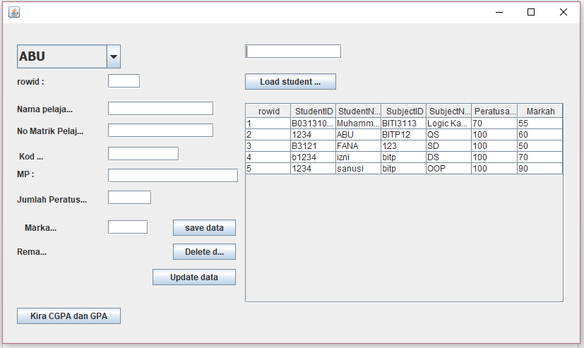 GitHub - AmiraFauzey/GpaCalculator
