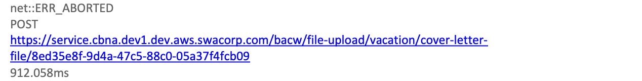 File Upload With Tinputfileslocatorfilepath Throws Neterraborted Error · Issue 